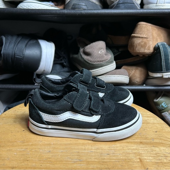 Vans | Shoes | Vans Old Skool Black White V Strap | Poshmark